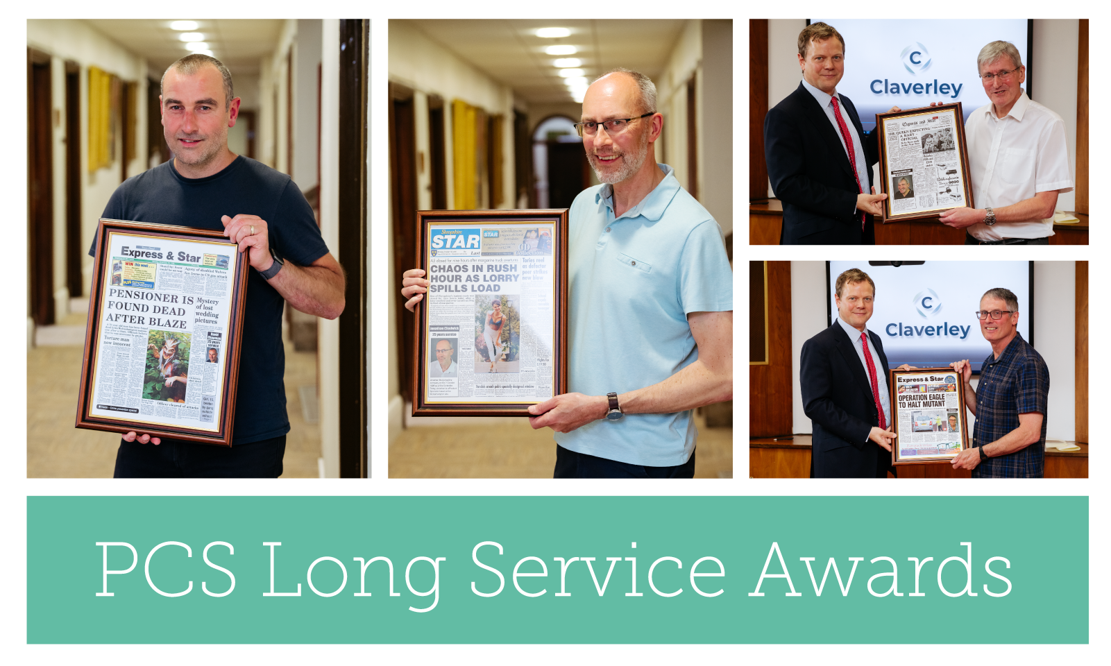 Long Service Awards for PCS Employees | PCS Publishing
